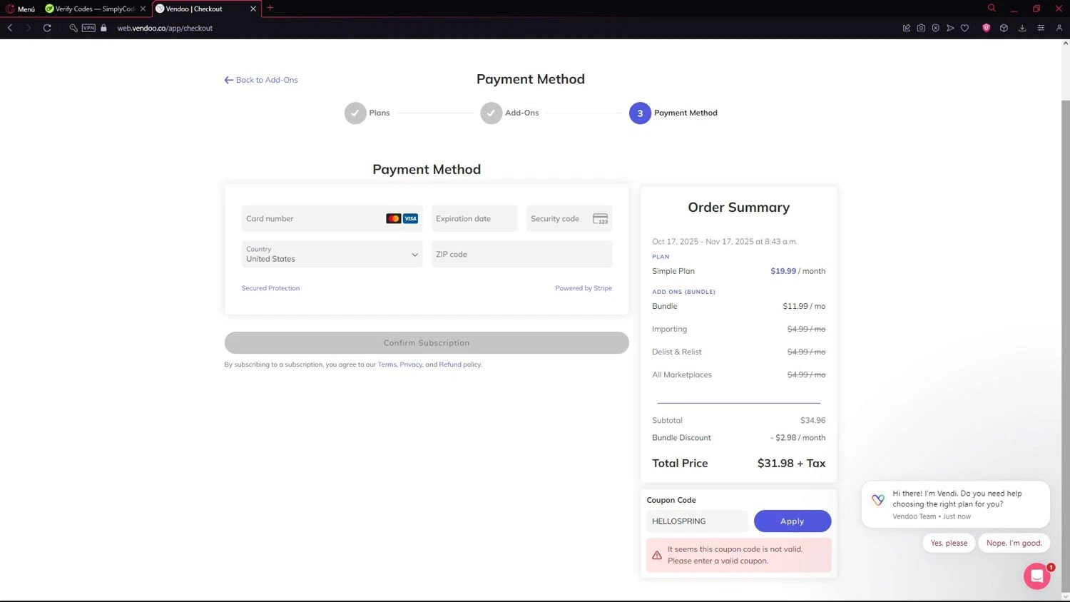 Vendoo Promo Codes - 25% Off (10 Verified) Nov 2025