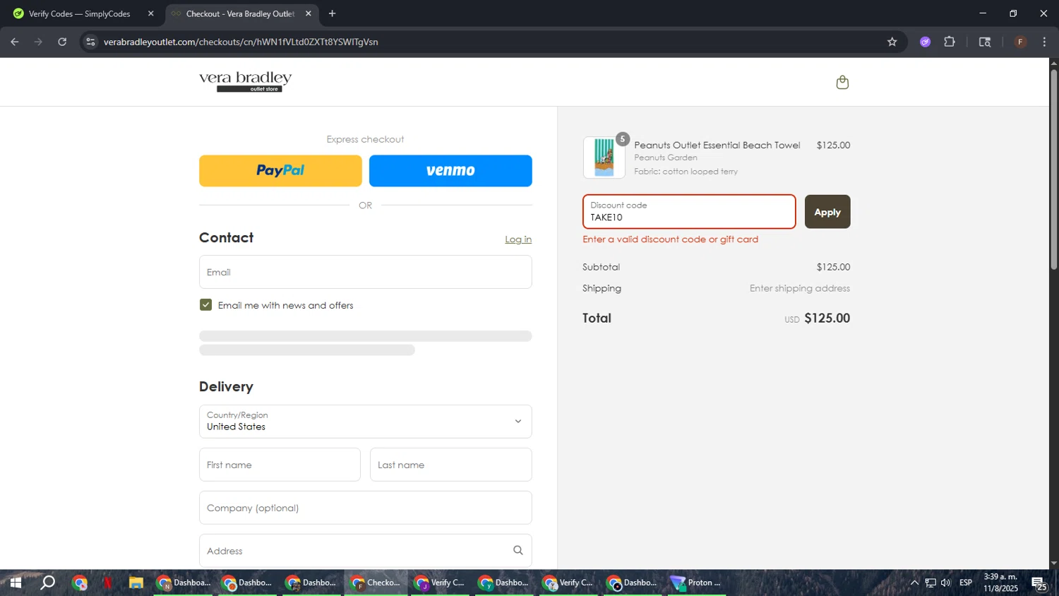 Vera Bradley Outlet Promo Codes - 25% Off Dec 2025