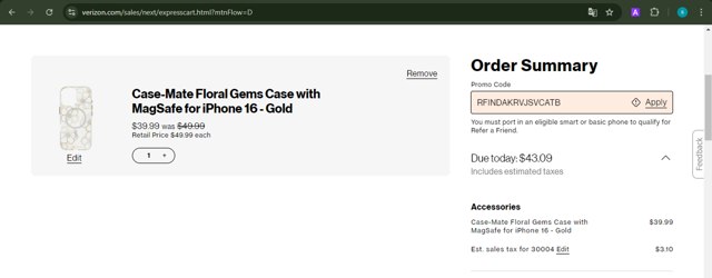 Verizon Promo Codes - $42 Off | November 2024