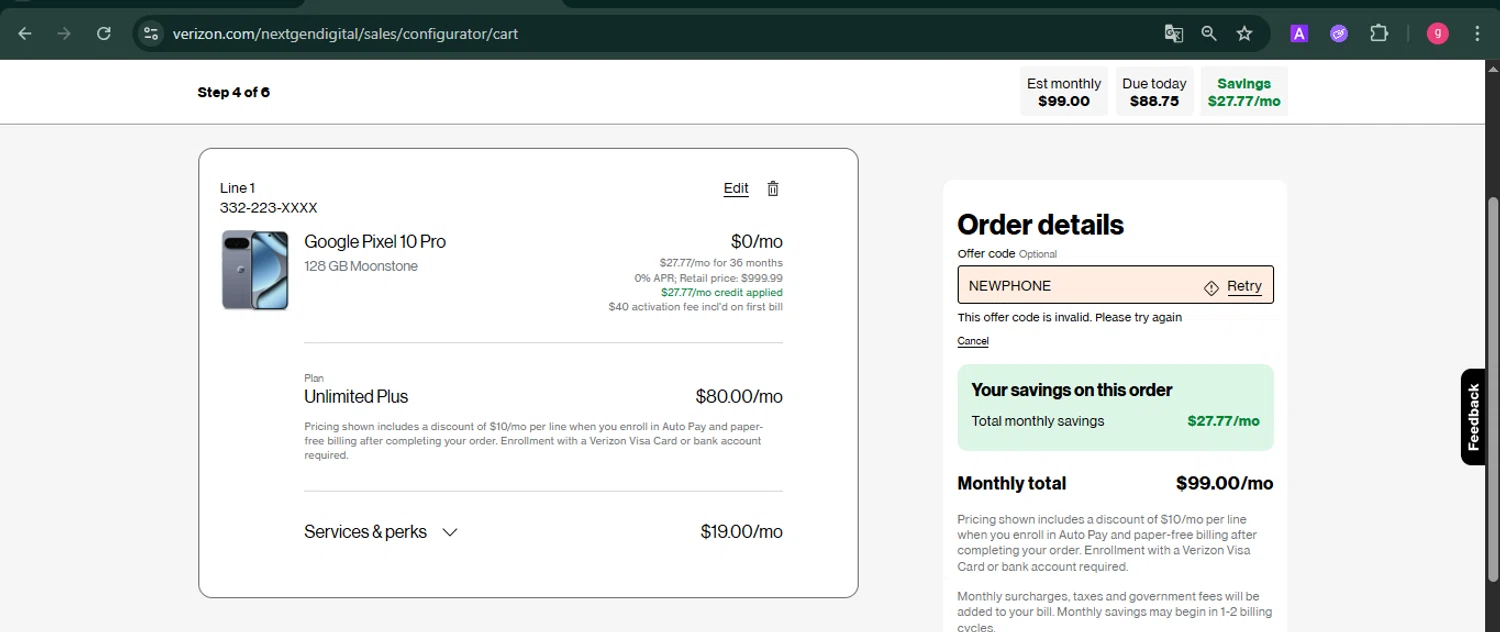 Verizon Discount Codes - $50 Off (1 Verified) Oct 2025