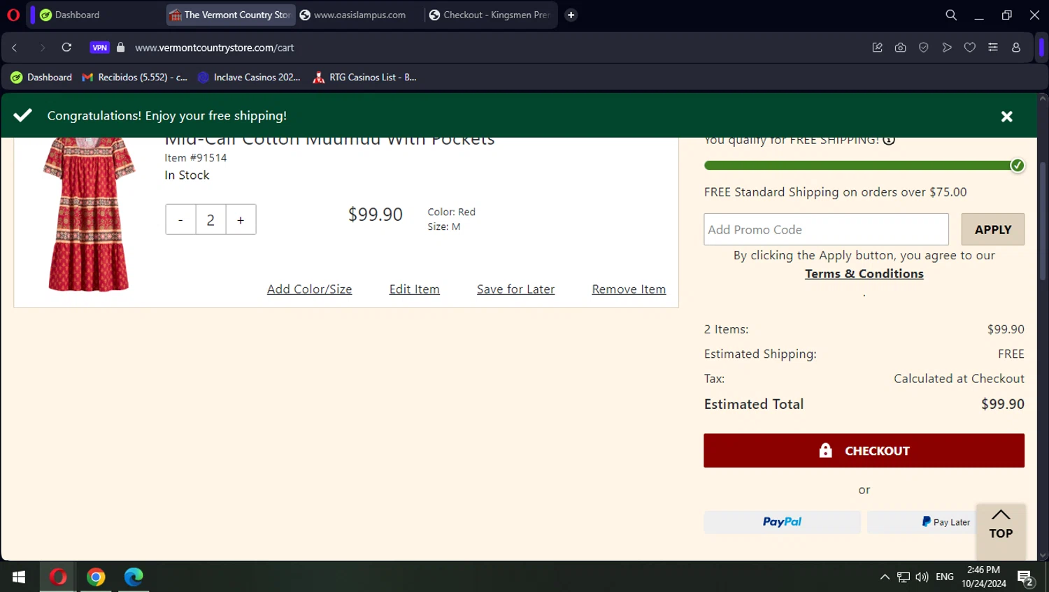 Vermont Country Store Promo Codes - $65 Off | November 2024
