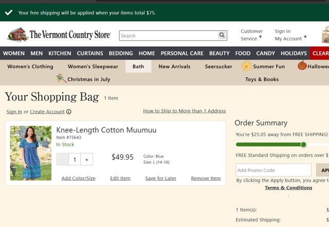 Vermont Country Store Promo Codes - $65 Off Jul 2025