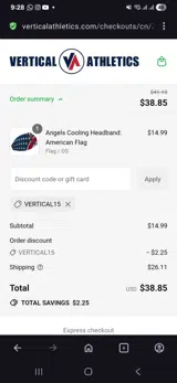 Vertical Athletics Promo Codes - 15% Off May 2026