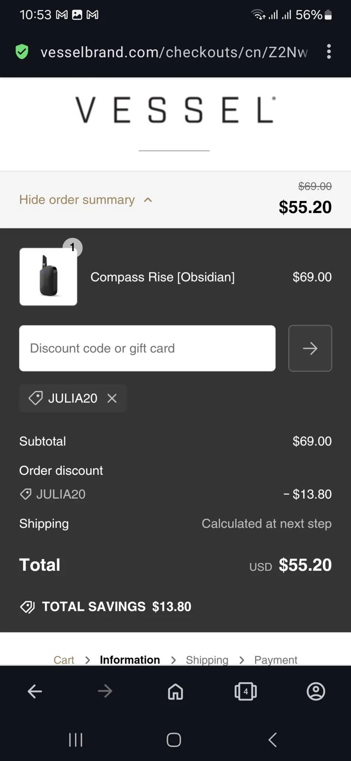 Vessel Brand Discount Codes - $10 Off | October 2024