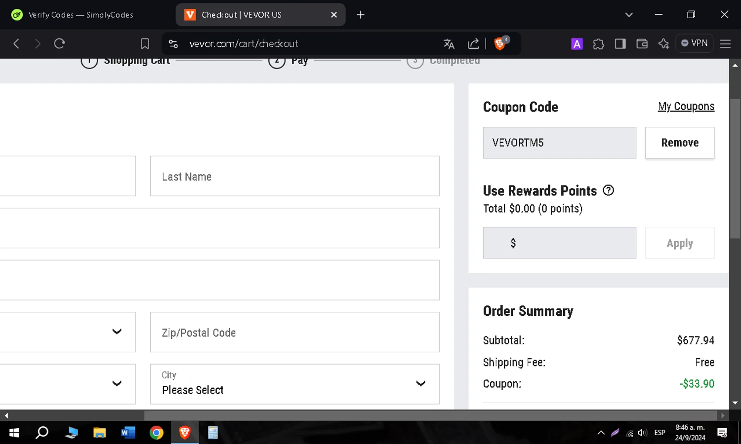 Vevor Coupon Codes - $5 Off | September 2024