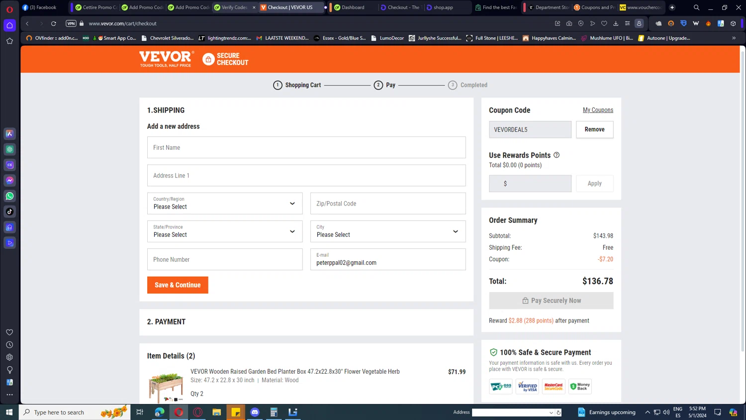 Vevor Promo Codes – 6% Off | May 2024