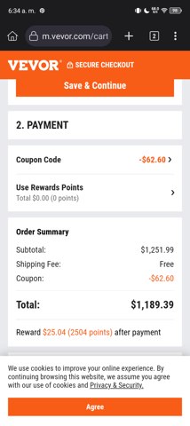 Vevor Coupon Codes - $5 Off | September 2024