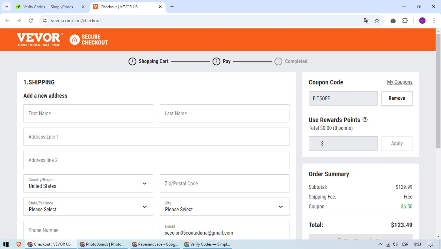 Vevor Coupon Codes - $5 Off | September 2024