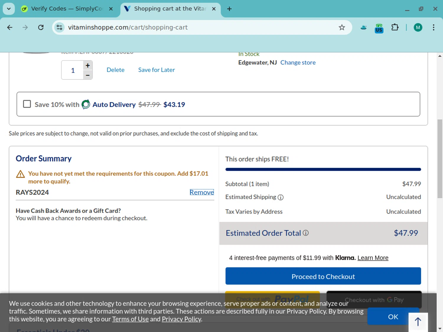 The Vitamin Shoppe Coupons - 15% Off | October 2024