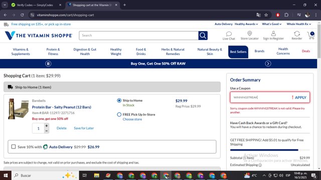 The Vitamin Shoppe Promo Code (3 Verified) - 20% Off May 2025