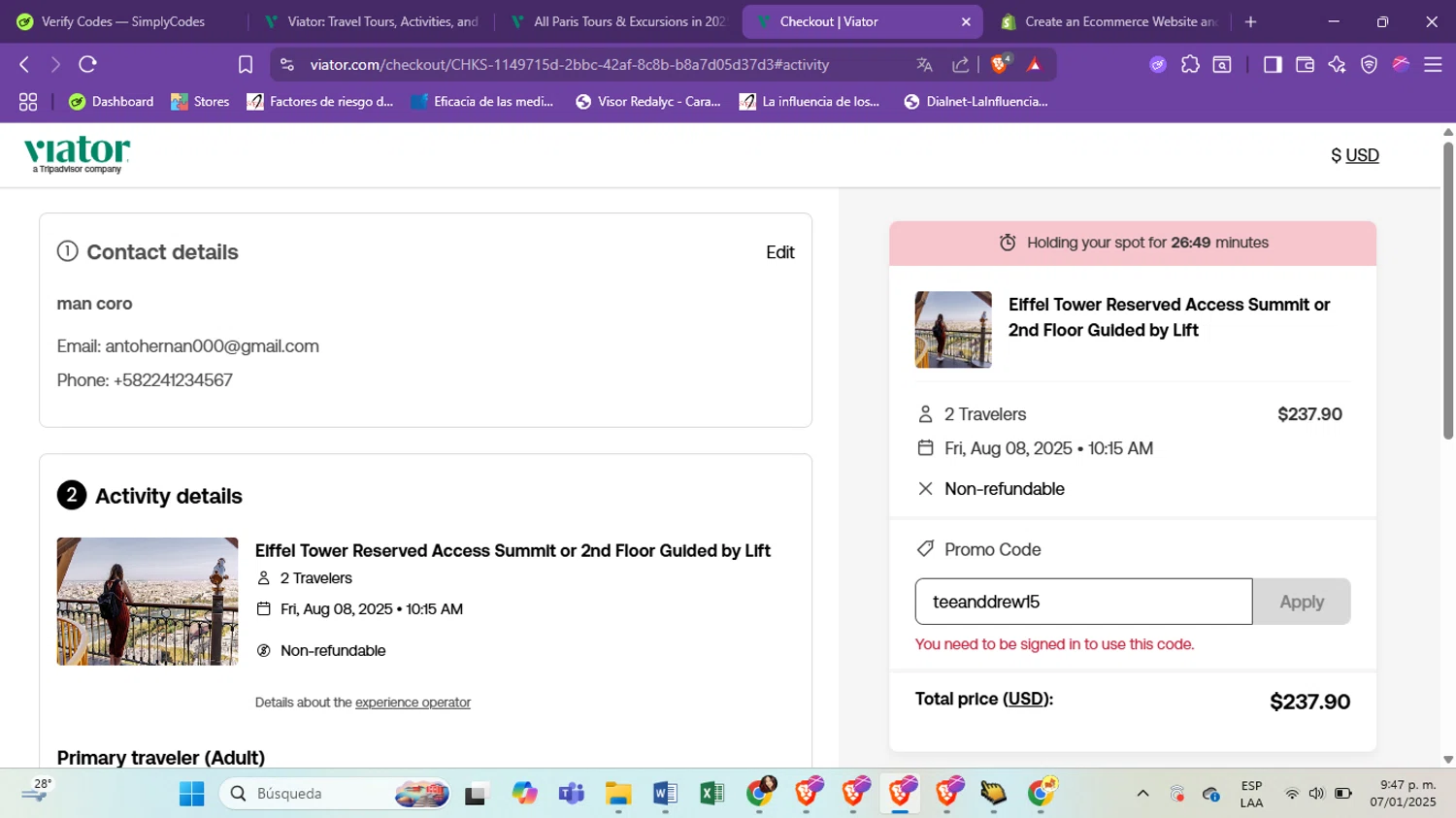 Viator Promo Codes - 10% Off (1 Verified) Nov 2025