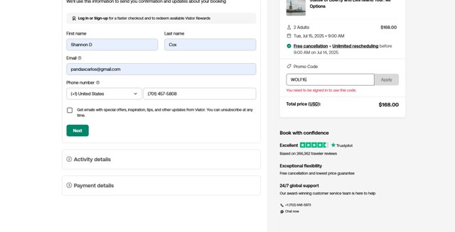 Viator Promo Codes - 12% Off Coupons Sep 2025