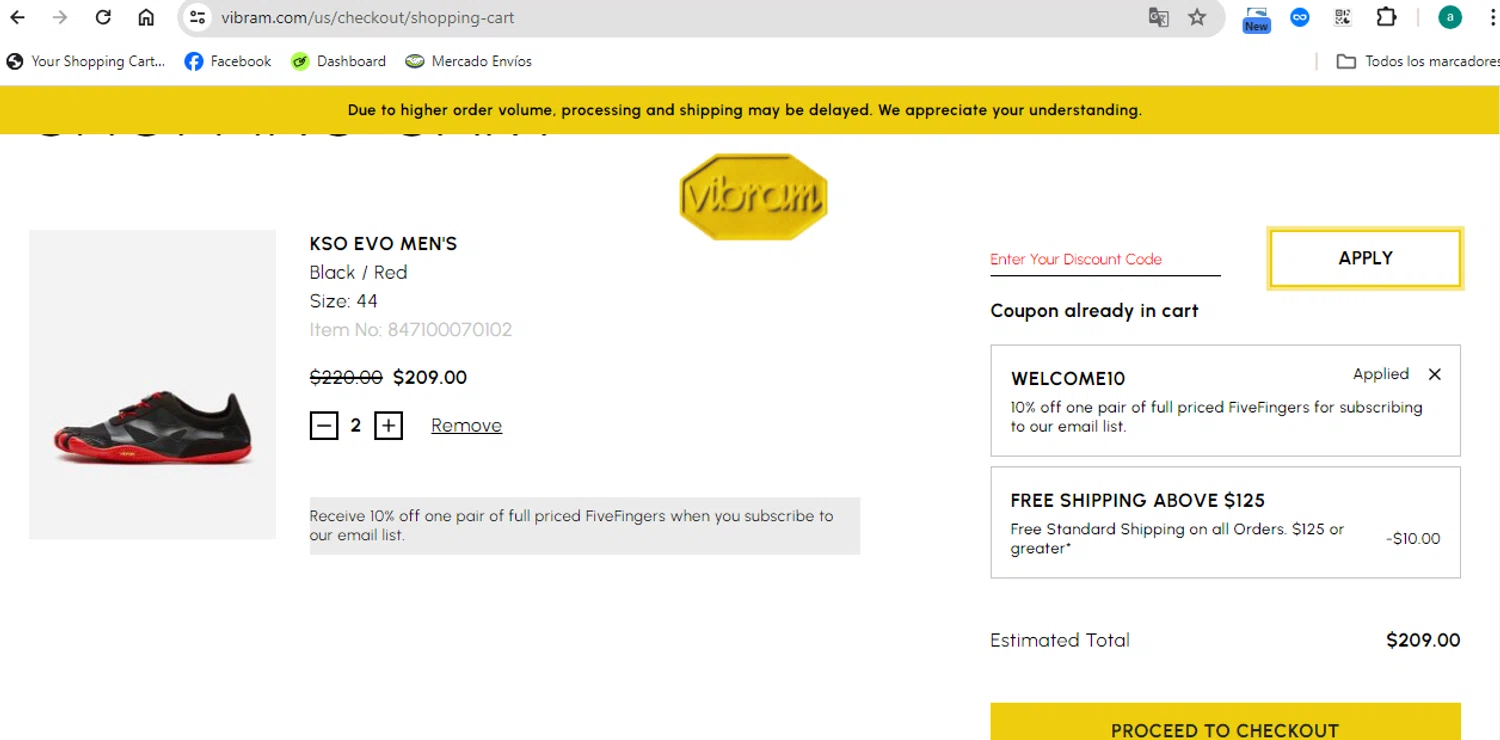 Vibram Promo Codes – 15% Off | July 2024