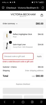 Victoria Beckham Beauty Discount Code