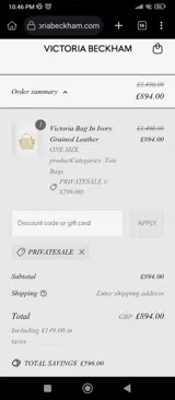 Victoria Beckham Coupon Code