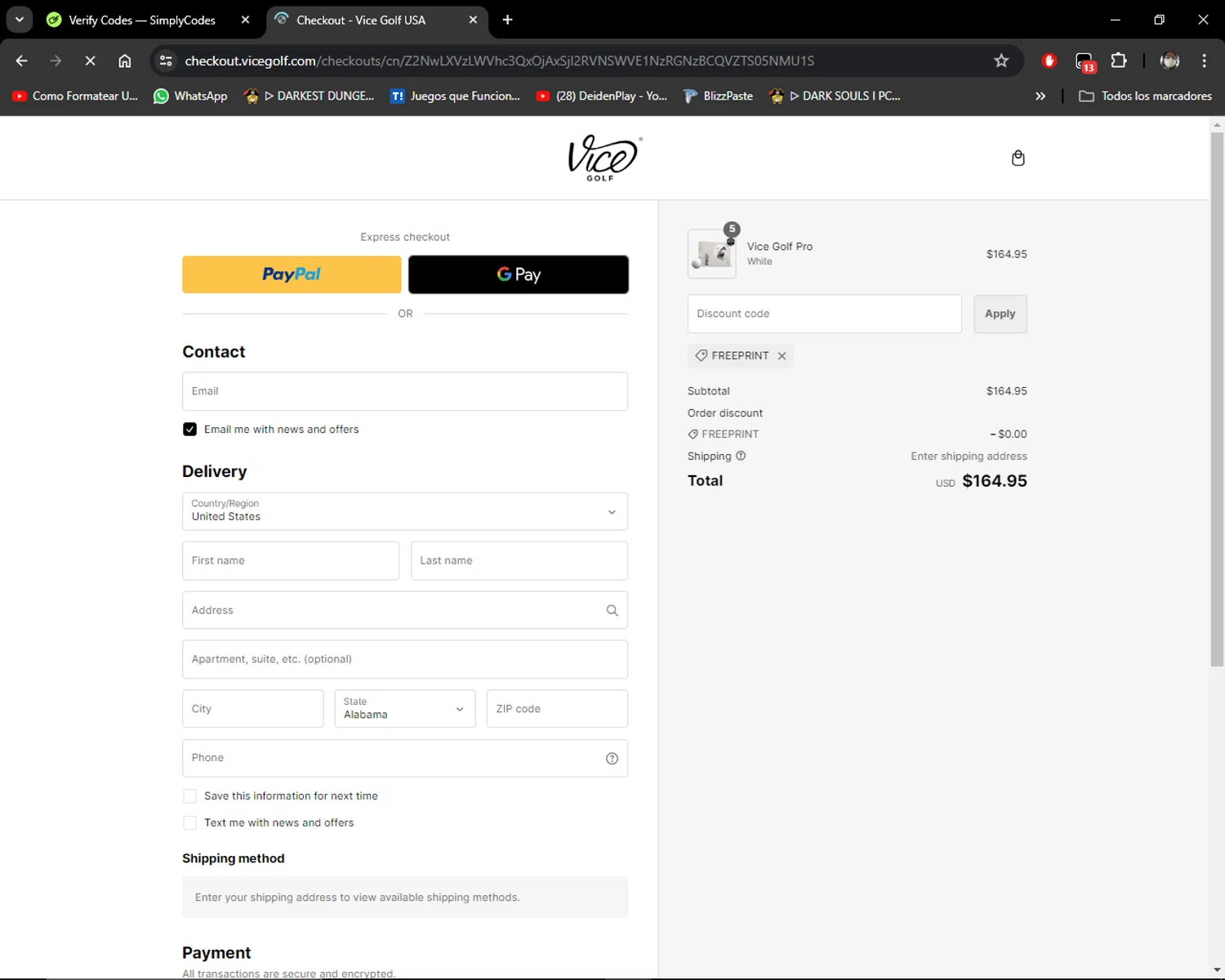 Vice Golf Promo Codes - 10% Off Coupon Codes in August 2024 | SimplyCodes