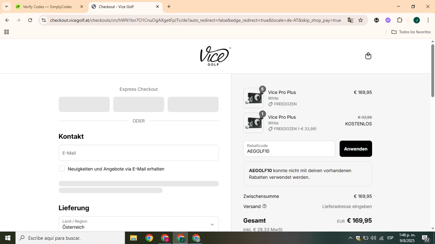 Vice Golf Promo Codes (4 Verified) - 15% Off w/Code Sep 2025