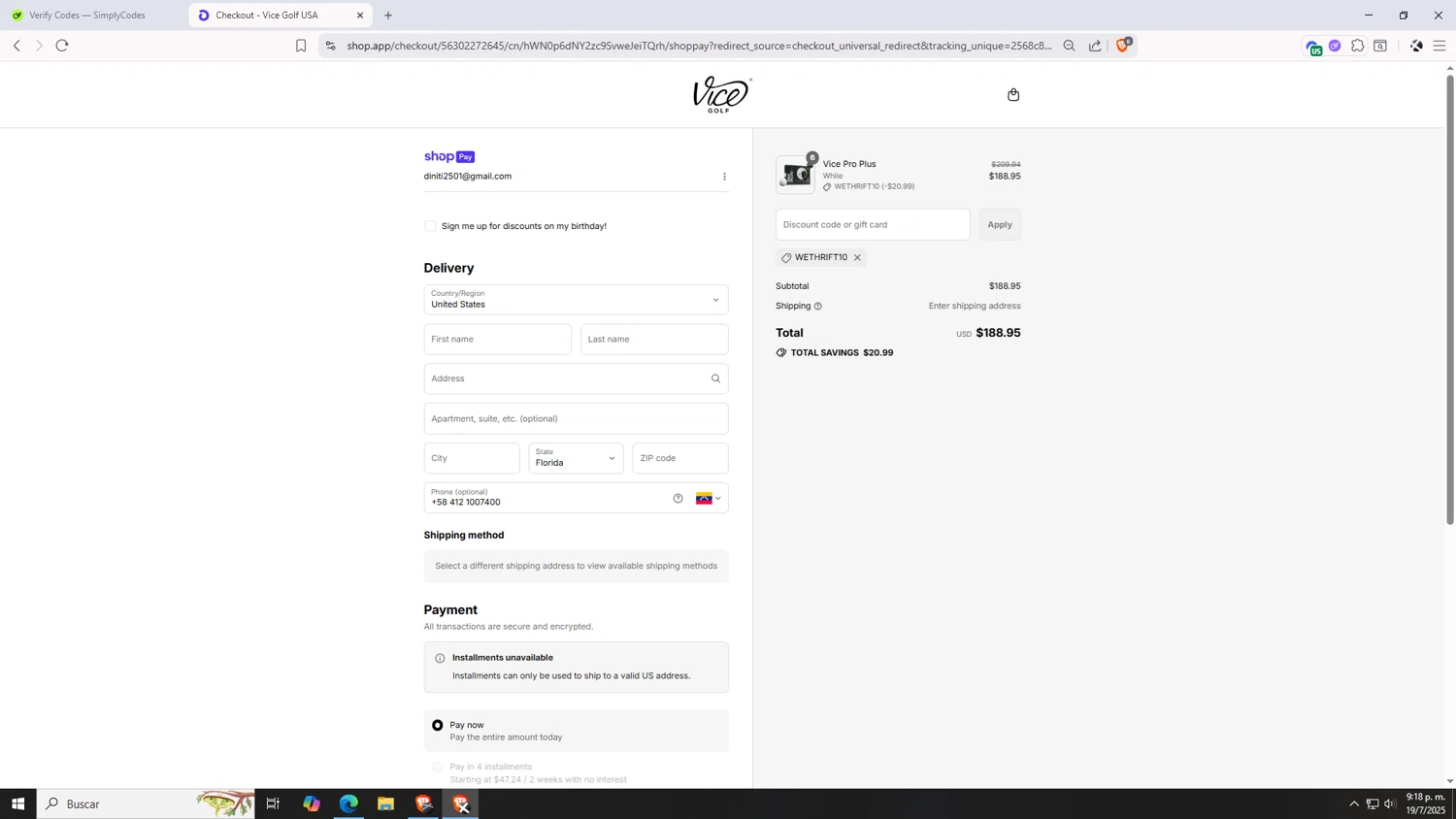 Vice Golf Promo Codes (4 Verified) - 15% Off w/Code Sep 2025