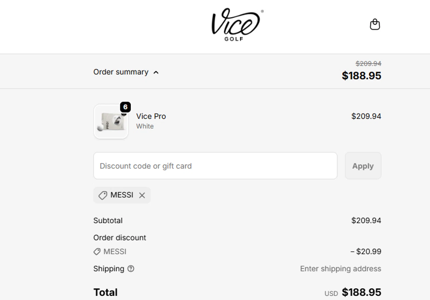 Vice Golf Promo Codes - 15% Off (9 Verified) Dec 2025