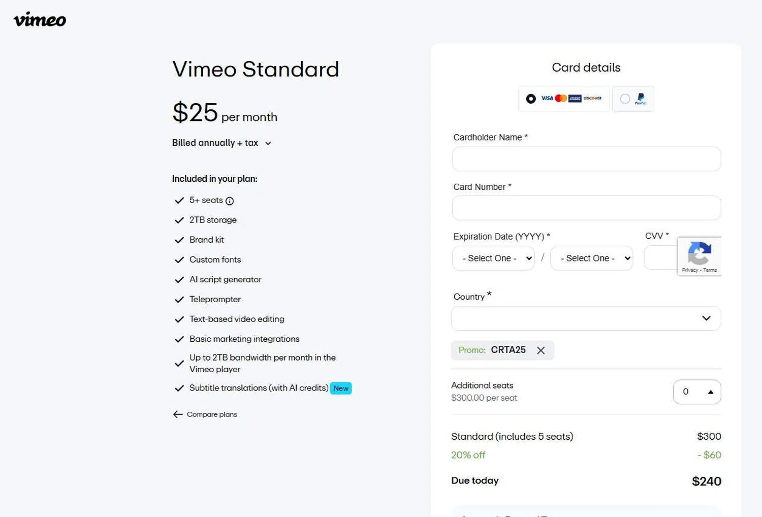 Vimeo Promo Codes - 20% Off (9 Verified) Dec 2025