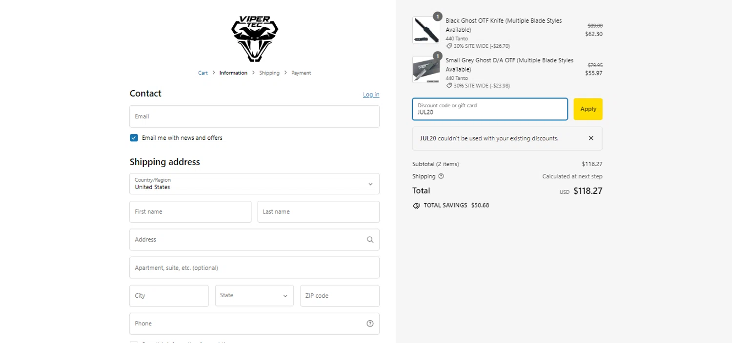 Viper Tec Discount Codes - 30% Off | September 2024