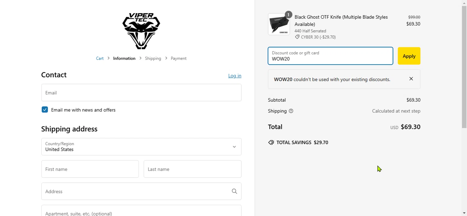 Viper Tec Discount Codes - 30% Off | January 2025