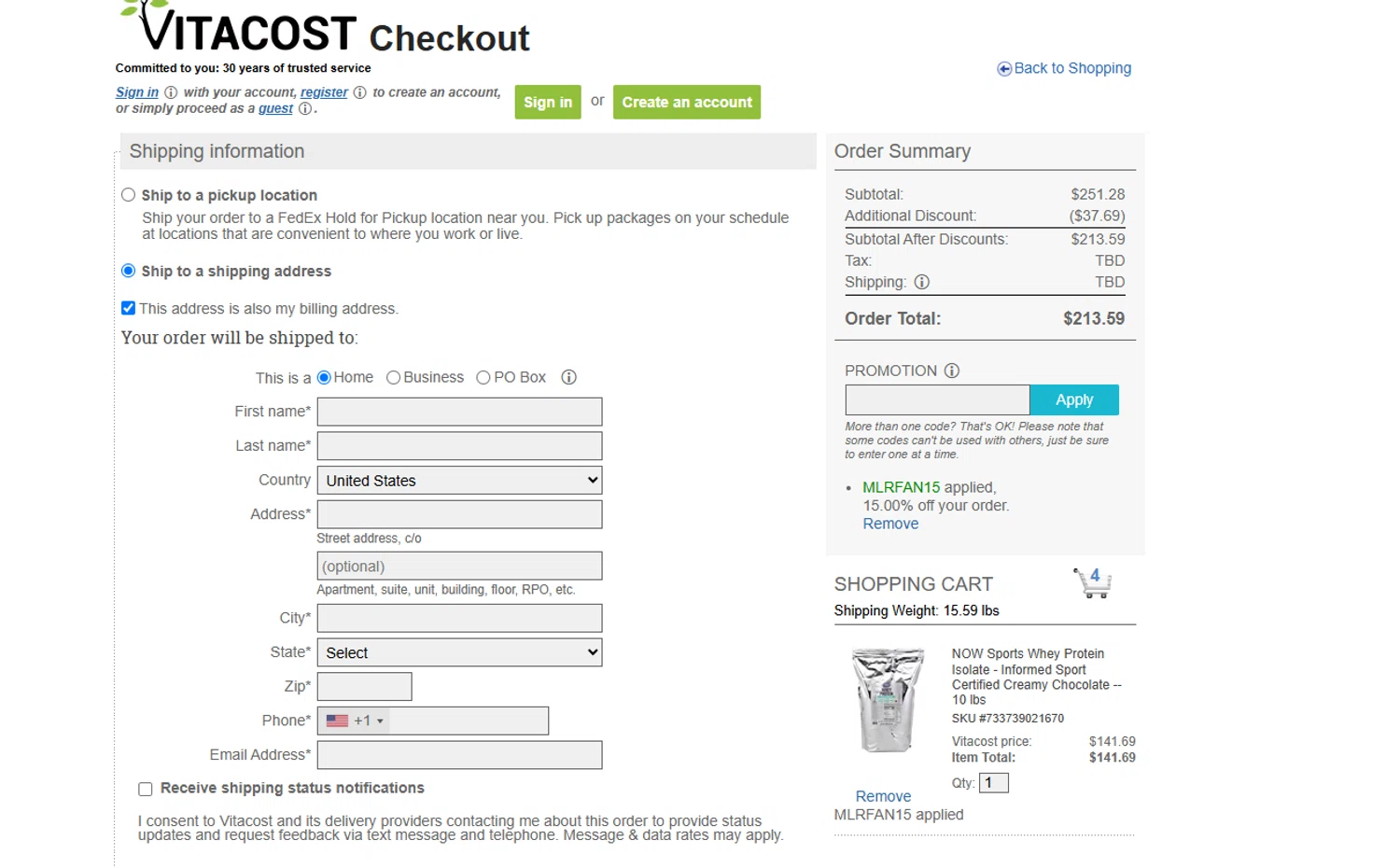 Vitacost Discount Codes - 15% Off (9 Verified) Jun 2025