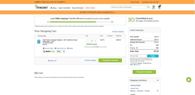 Vitacost Promo Codes - 20% Off (31 Verified) Aug 2025