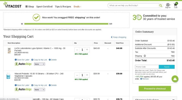 Vitacost Promo Codes - 20% Off (22 Verified) Aug 2025