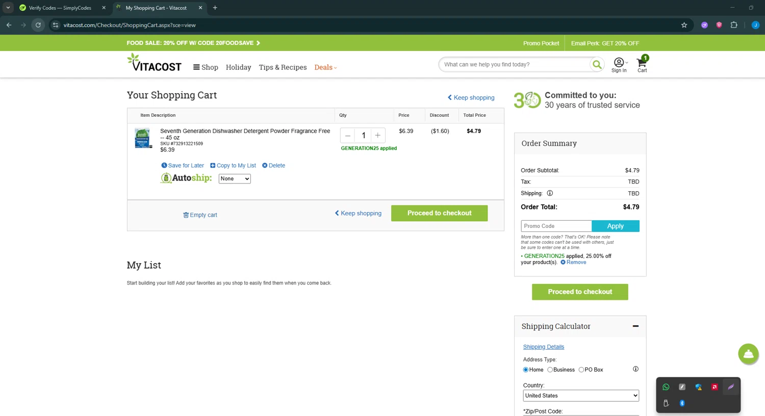 Vitacost Promo Codes - 20% Off (14 Verified) Dec 2025