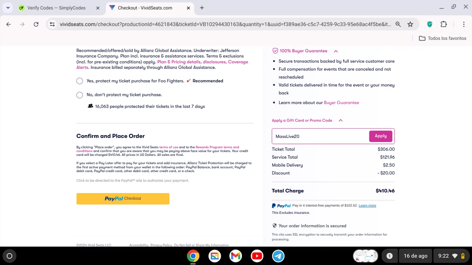 Vivid Seats Promo Codes - $20 Off | September 2024