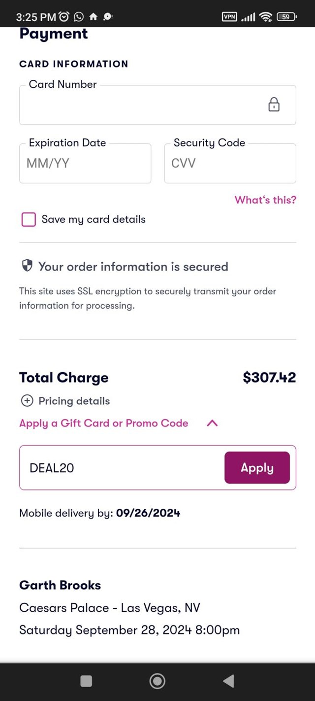 Vivid Seats Promo Codes - $25 Off | October 2024