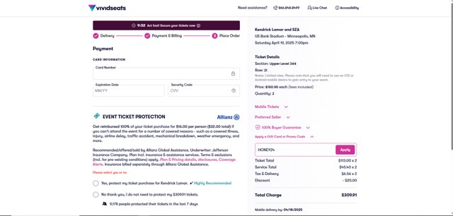 Vivid Seats Promo Codes (8 Verified) - $20 Off Apr 2025