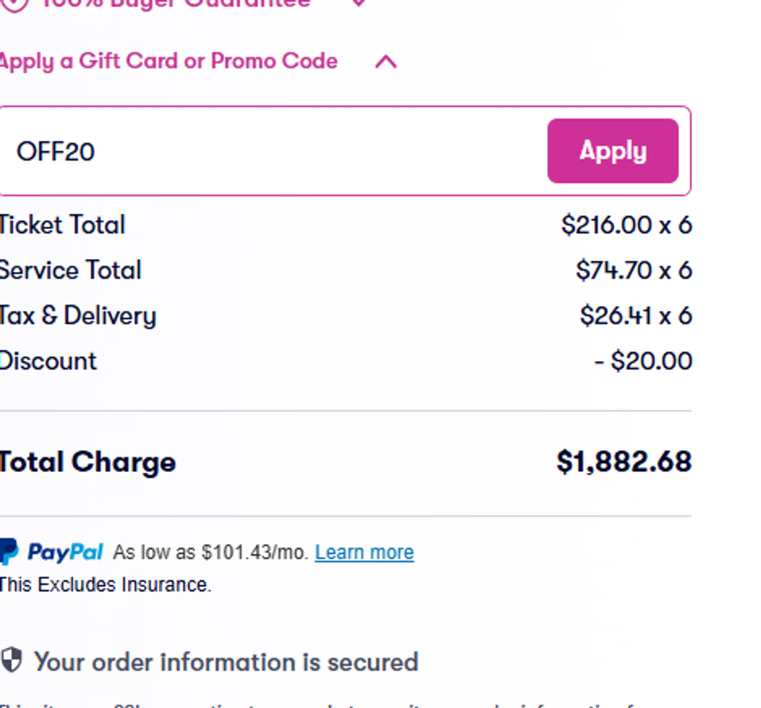 Vivid Seats Promo Codes (8 Verified) - $20 Off Apr 2025