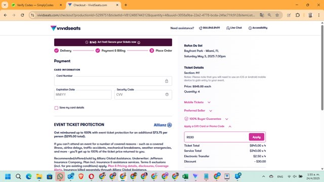 Vivid Seats Promo Codes (6 Verified) - $20 Off May 2025