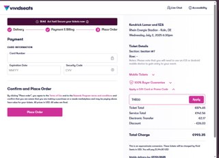 Vivid Seats Promo Codes (3 Verified) - $30 Off Jul 2025