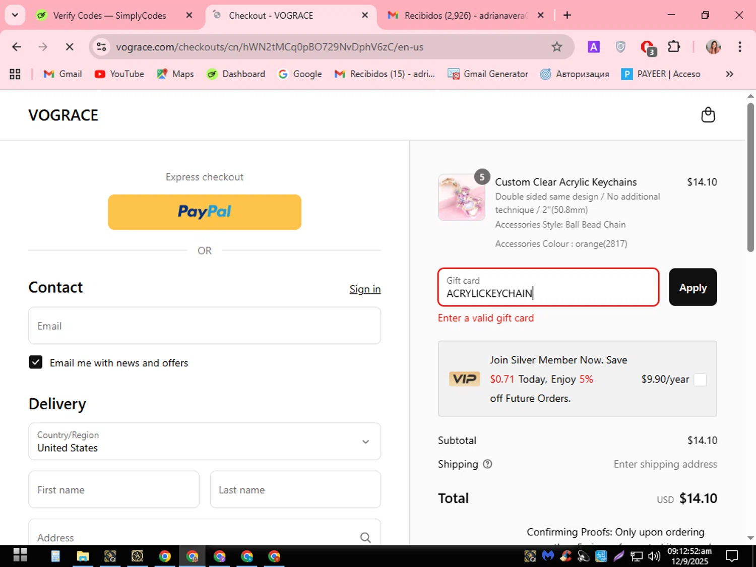 VOGRACE Discount Codes - $5 Off (4 Verified) Oct 2025