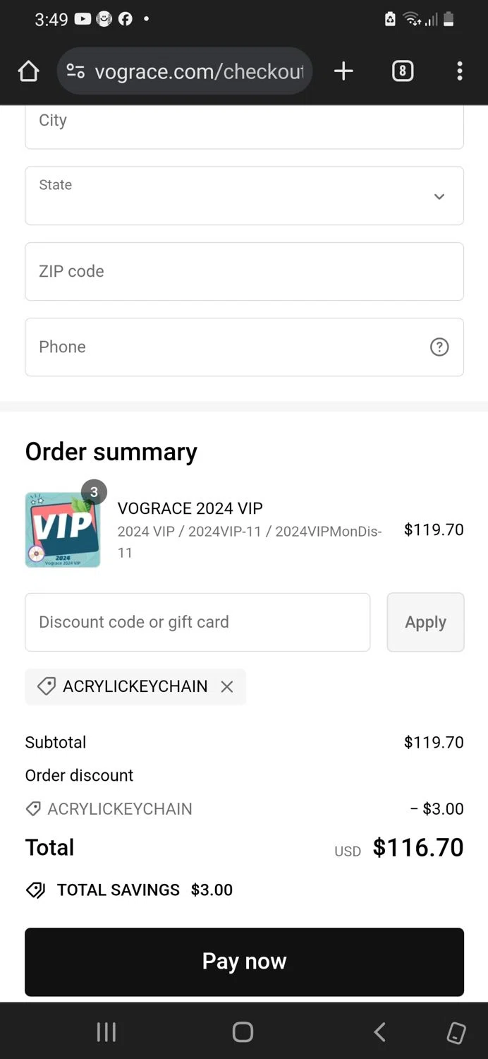 VOGRACE Promo Codes – 15% Off | July 2024