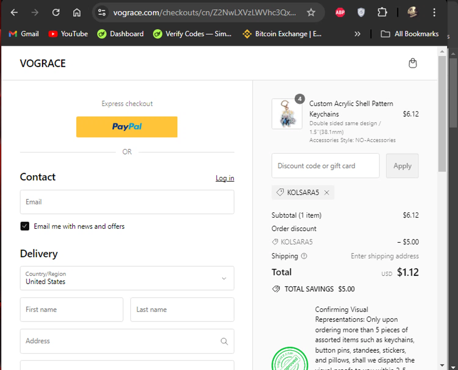 VOGRACE Discount Codes - $5 Off | October 2024