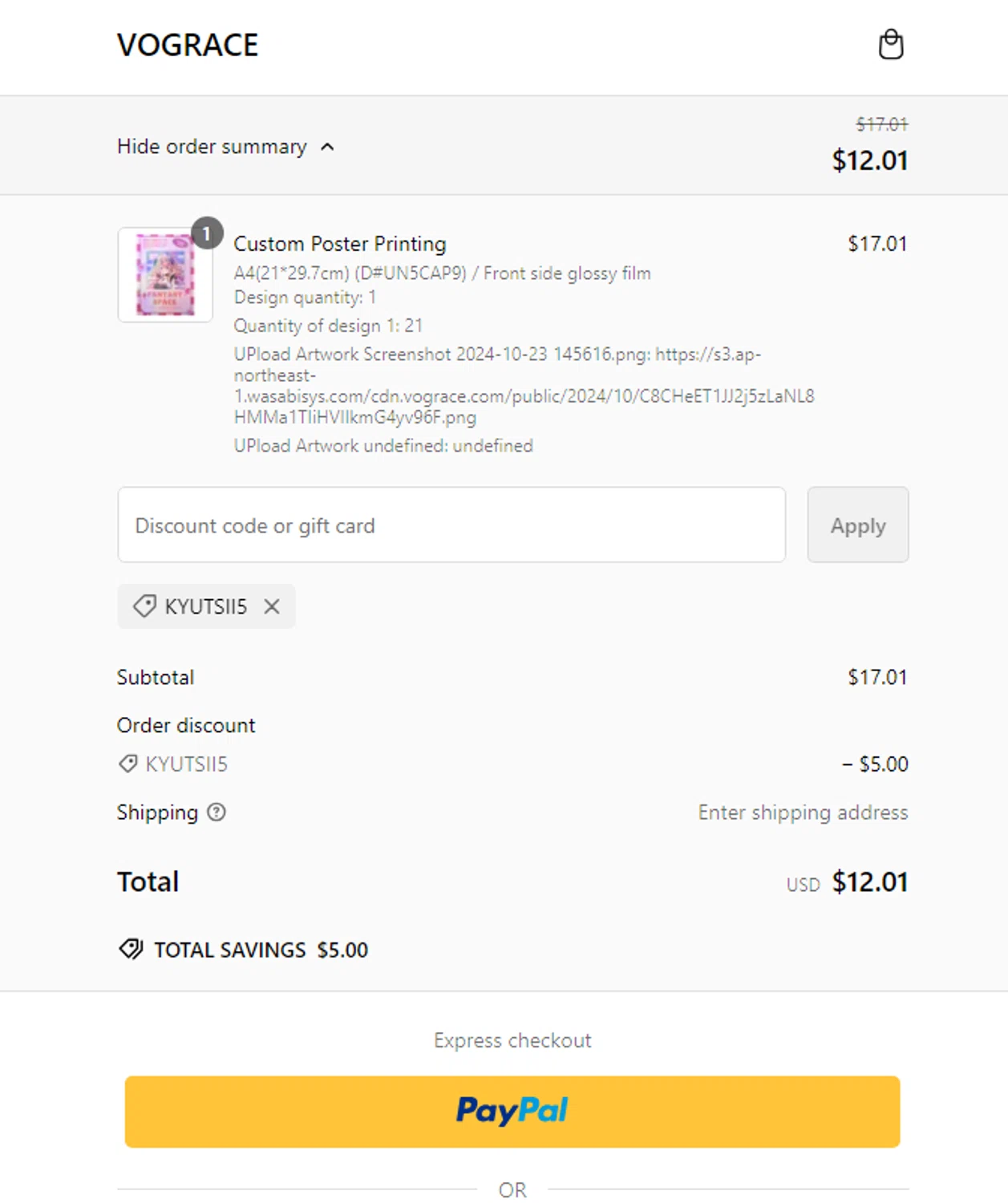 VOGRACE Discount Codes & Black Friday 2024 Deals - $5 Off