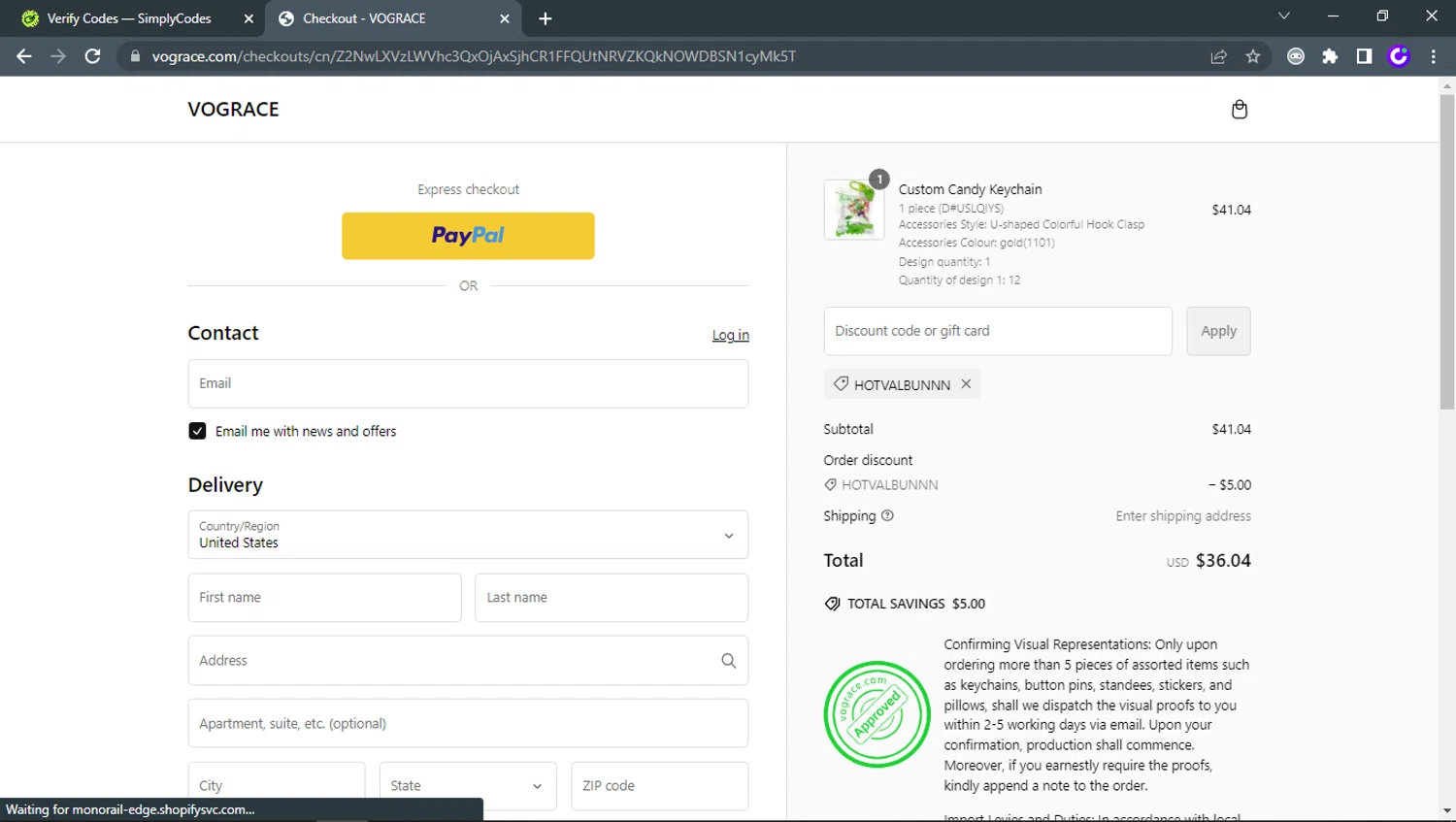 VOGRACE Discount Codes - $5 Off | October 2024
