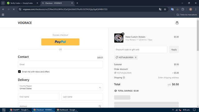 VOGRACE Discount Codes (5 Verified) - $8 Off w/Code Feb 2025
