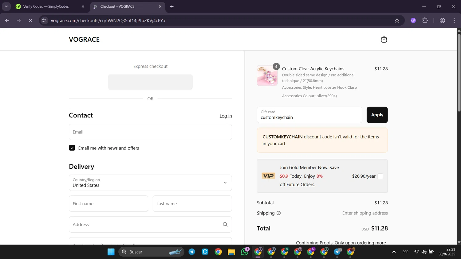 VOGRACE Discount Codes - $5 Off (6 Verified) Nov 2025