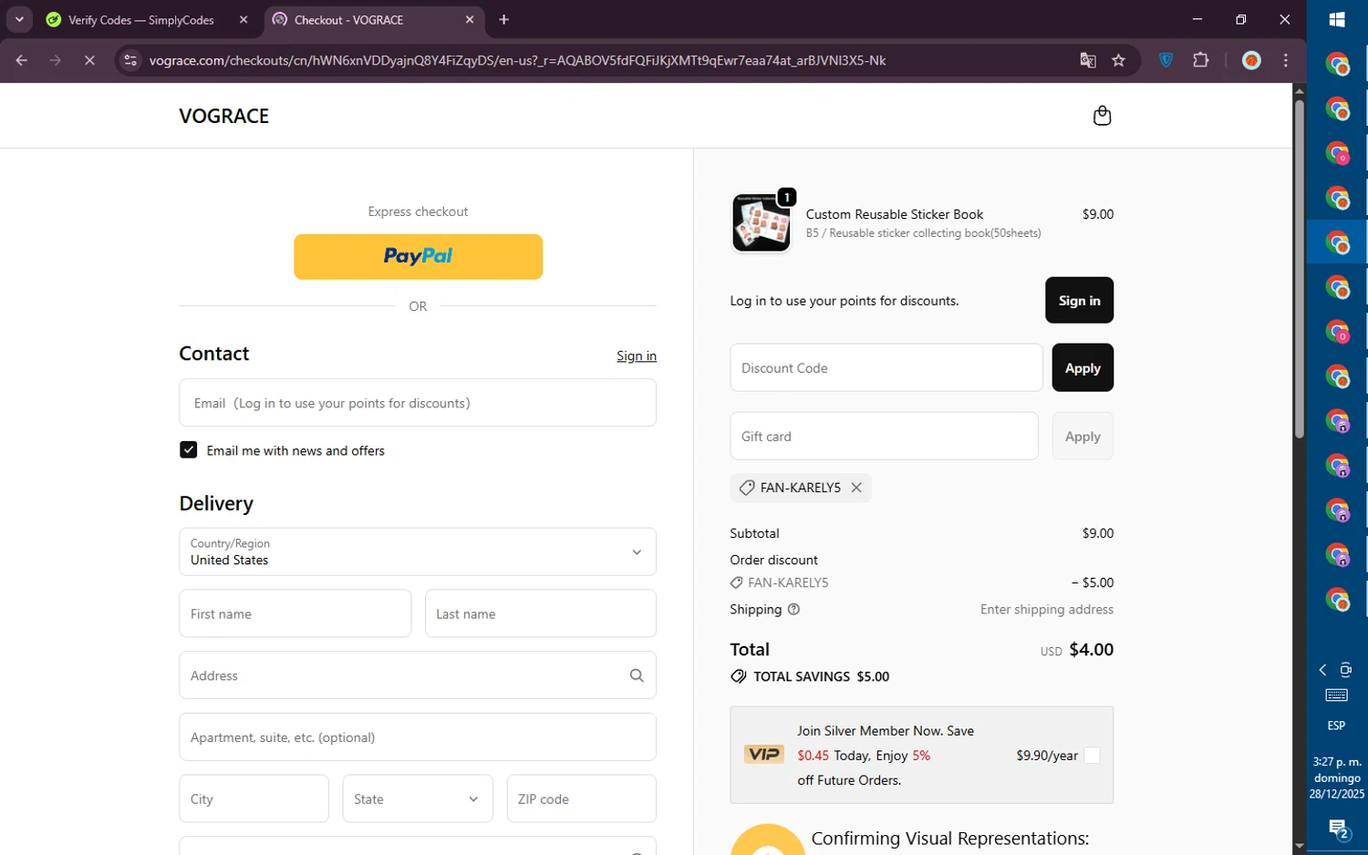 VOGRACE Promo Codes - 5% Off (3 Verified) Feb 2026