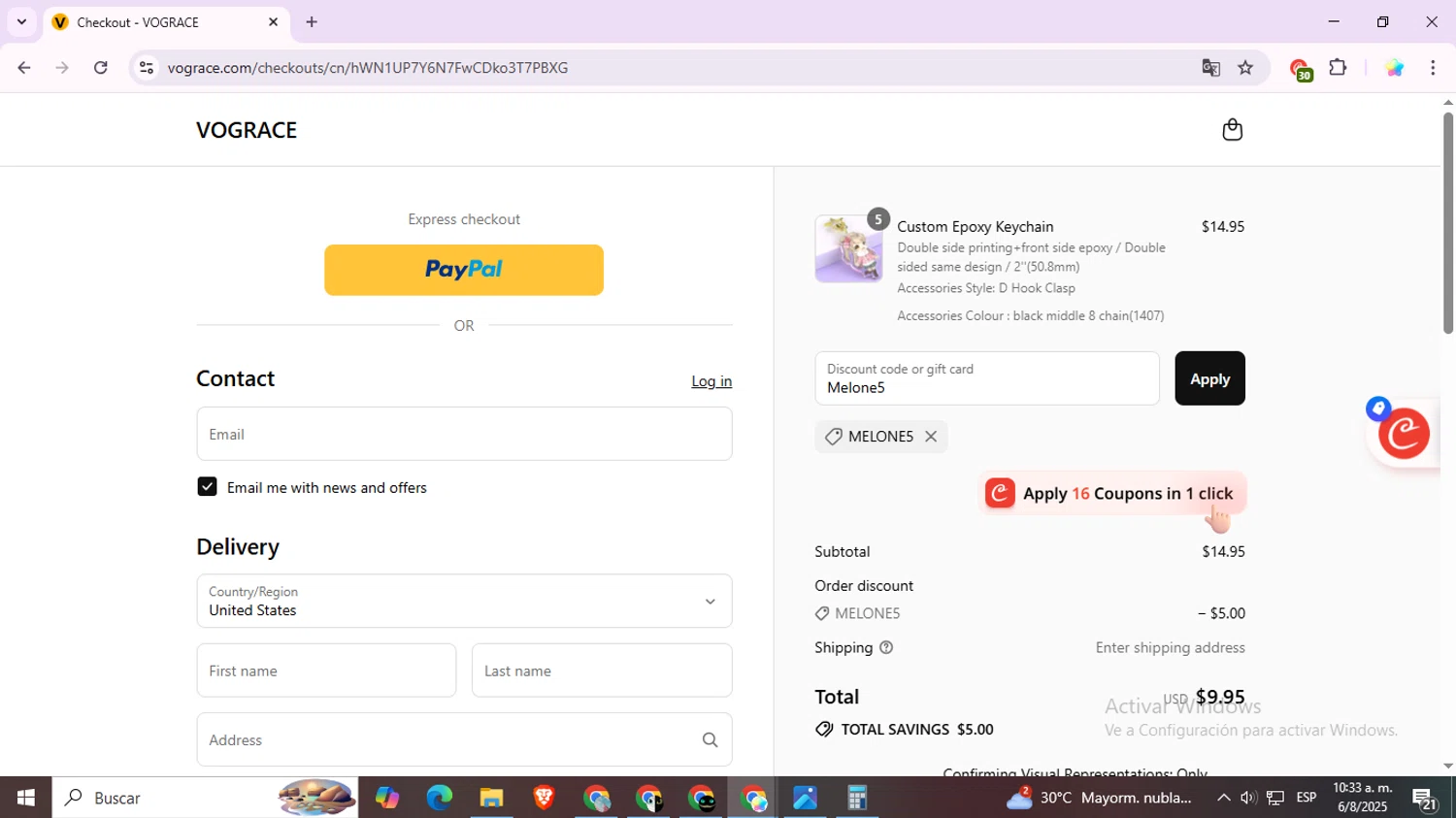 VOGRACE Discount Codes - $5 Off (4 Verified) Sep 2025