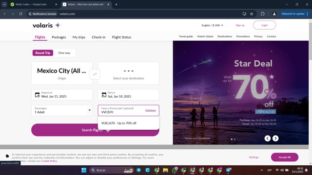 Volaris Promo Codes (24 Verified) - 40% Off w/ Code Jan 2025