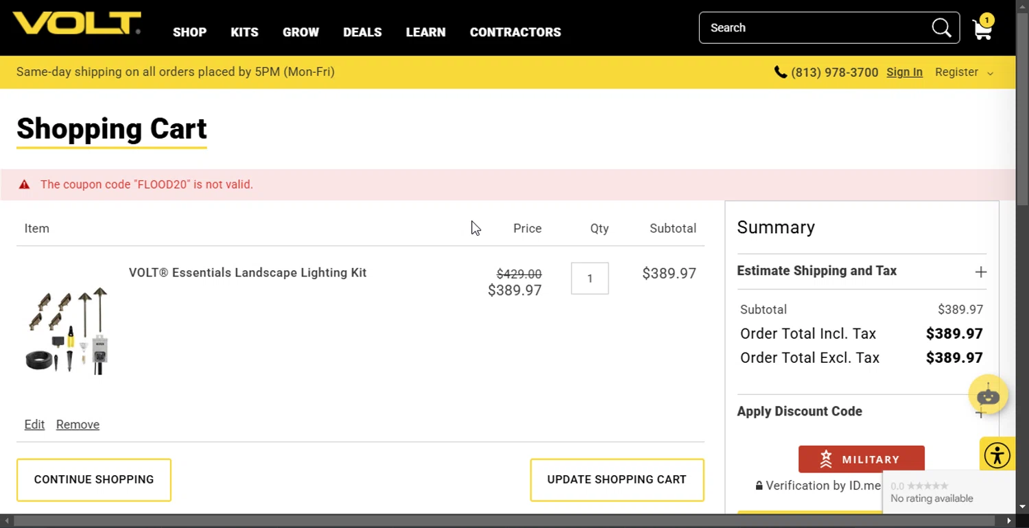 Volt Lighting Promo Codes - 15% Off Coupons Mar 2026