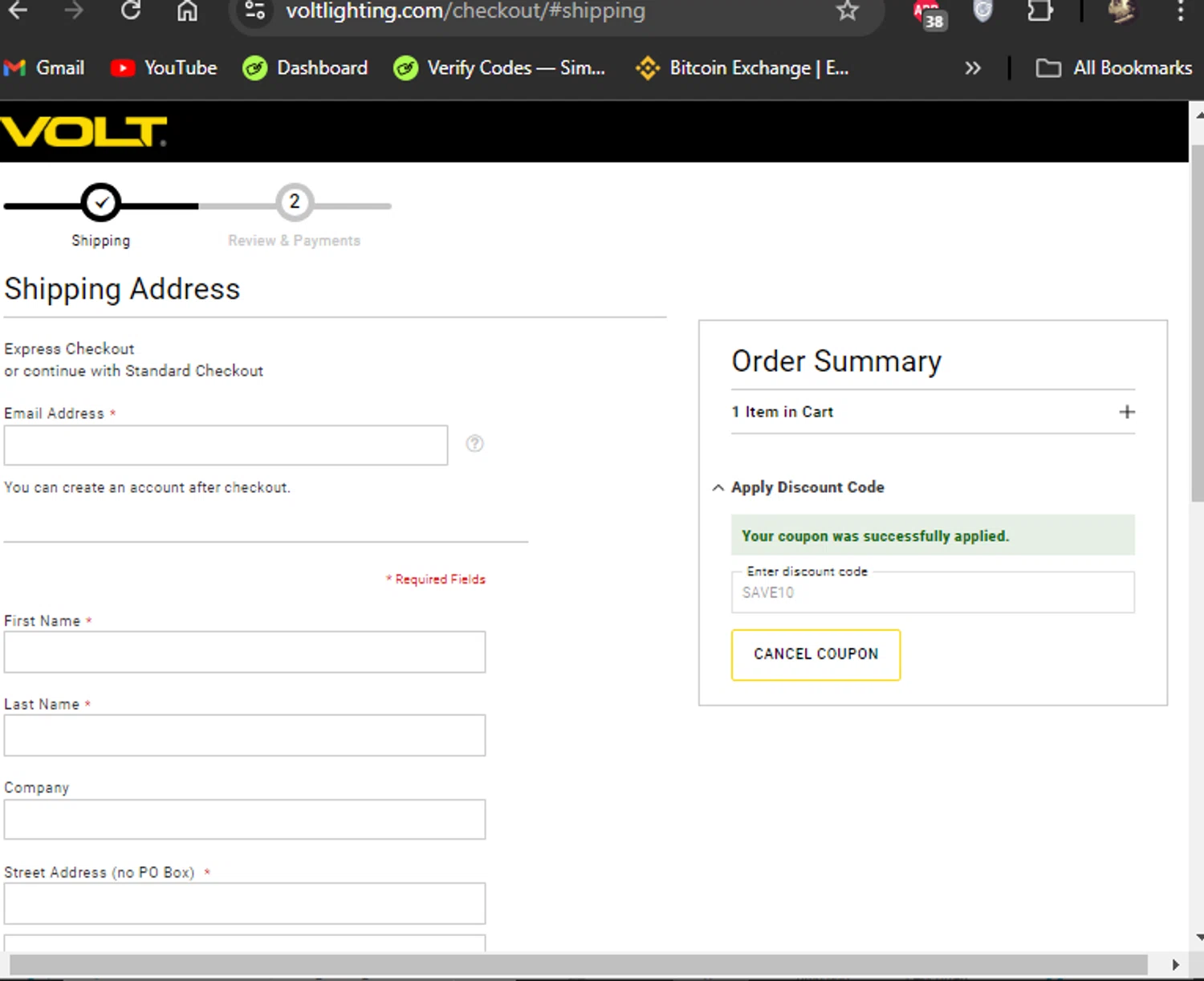 Volt Lighting Discount Codes (5 Verified) - 20% Off Jan 2025