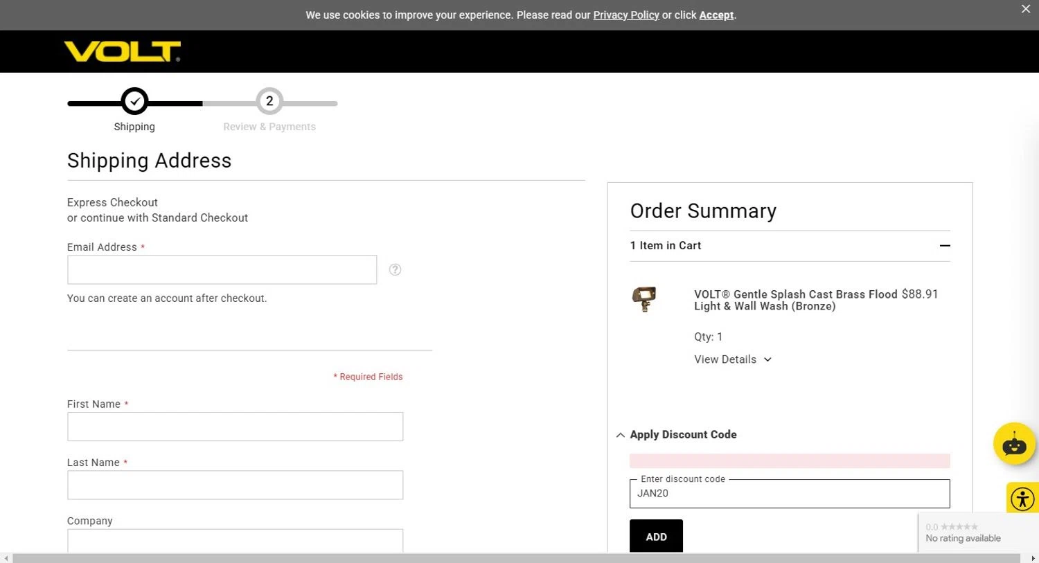 Volt Lighting Promo Codes - 15% Off Coupons Mar 2026