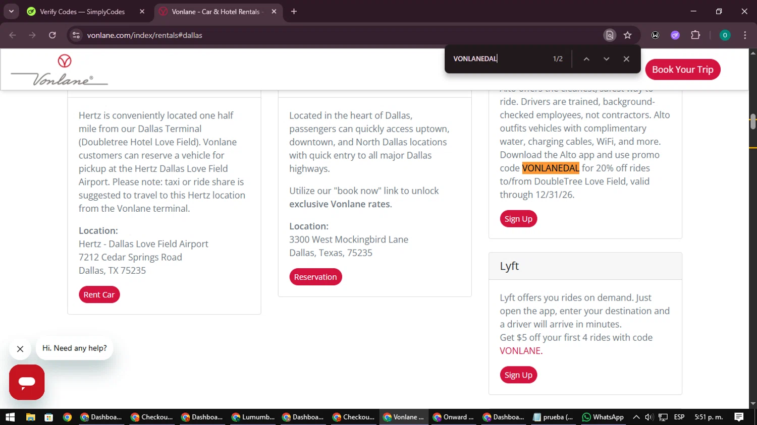 Vonlane Promo Codes - 20% Off (2 Verified) Jan 2026